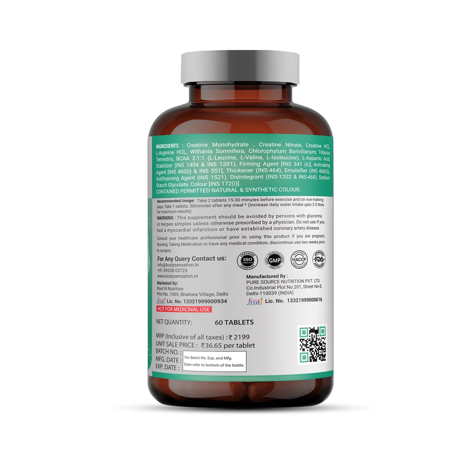 Shop 100% Original Muscle Gain Tablets Online 2023 at Body Sensation